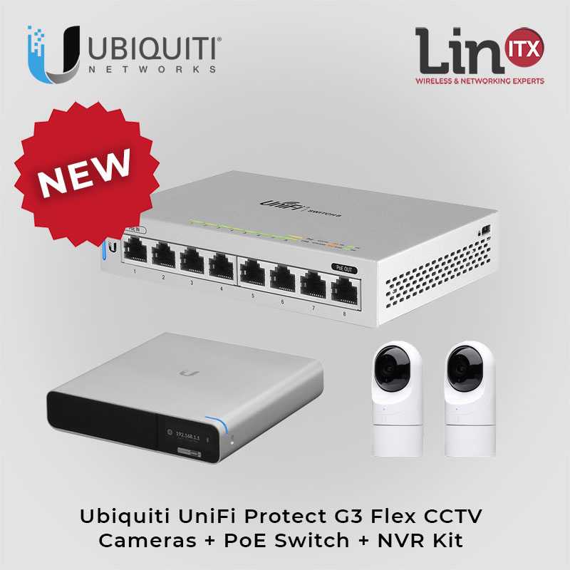 Ubiquiti UniFi Protect G3 Flex NVR Switch Kit - Available Now - LinITX Blog