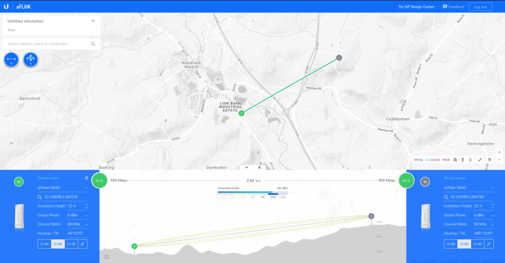 How to Model Wireless PTP Links Using Ubiquiti airLink - LinITX Blog