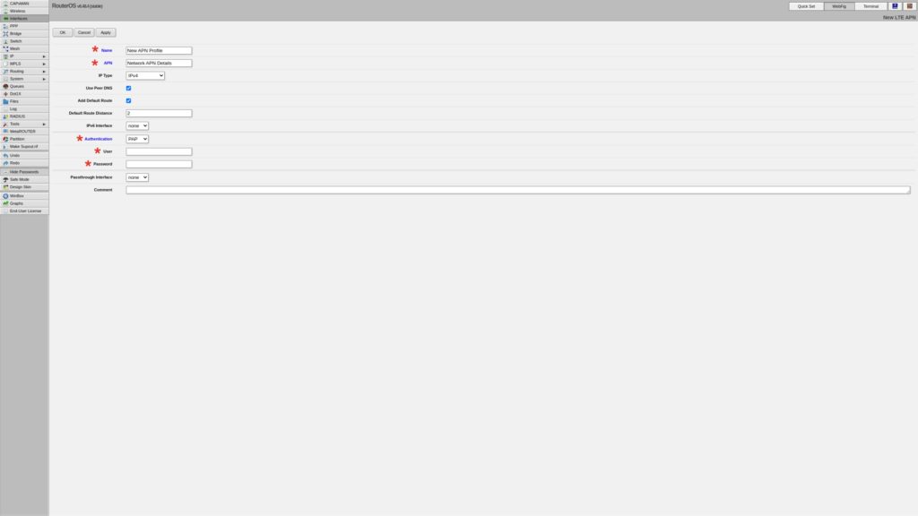 How To Configure Apn Settings On Mikrotik Lte Devices Linitx Blog