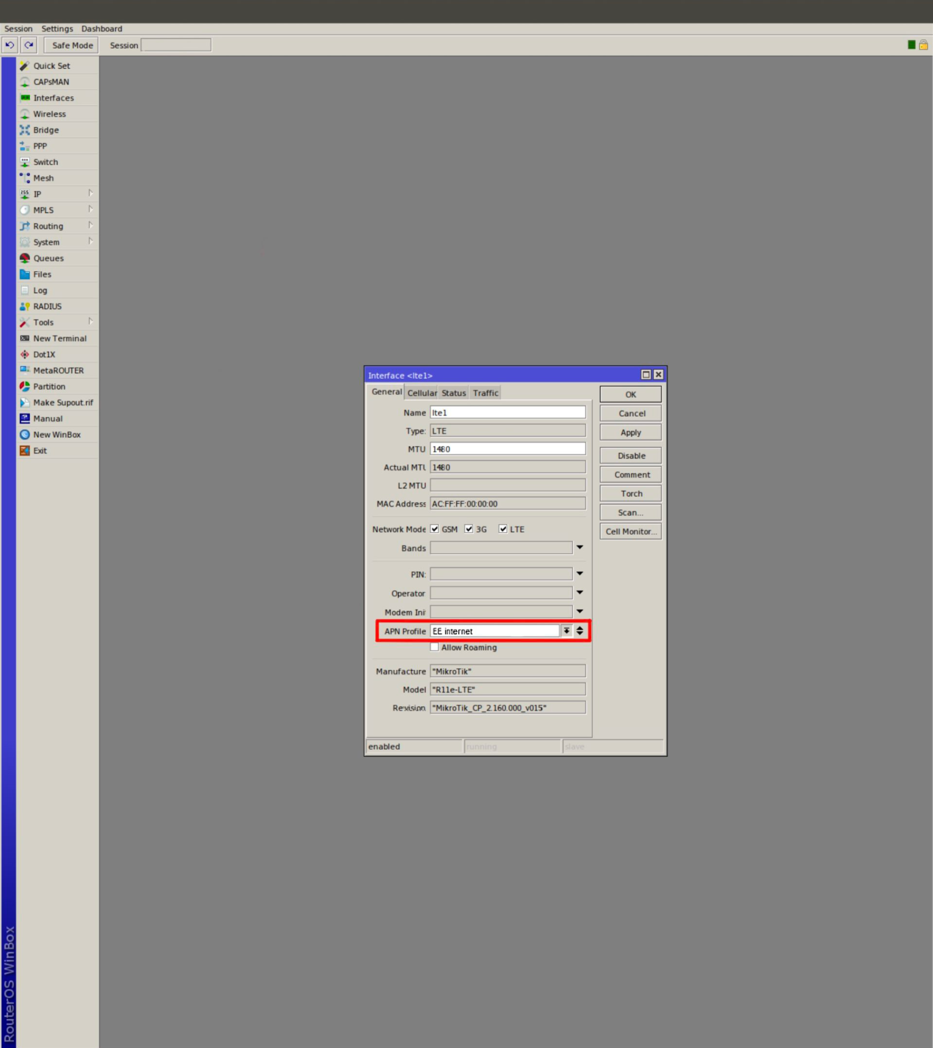 How to Configure APN Settings on MikroTik LTE Devices - LinITX Blog