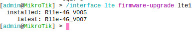 How to Update the LTE Modem Firmware on a Mikrotik LTE Device - LinITX Blog