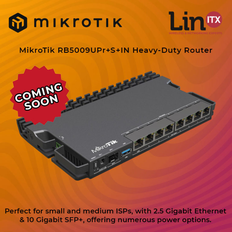 Coming Soon... MikroTik RB5009UPr+S+IN Heavy-Duty Router - LinITX Blog