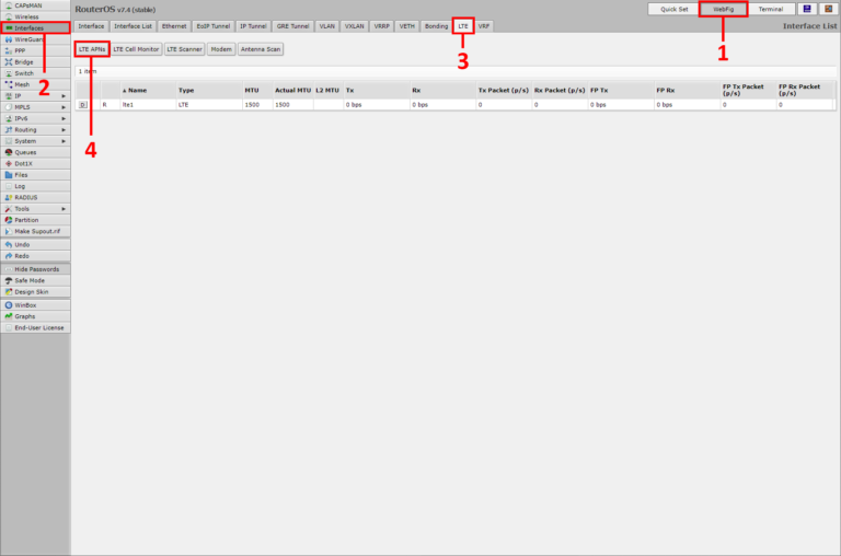 Mikrotik Lte How To Configure Apn Settings Part 2 Use Network Apn