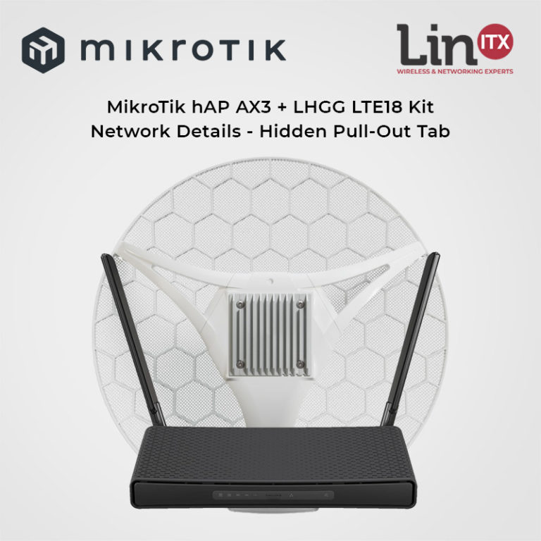 MikroTik Default Password - Hidden Pull-Out Tab - hAP AX3 & LHGG LTE18 ...