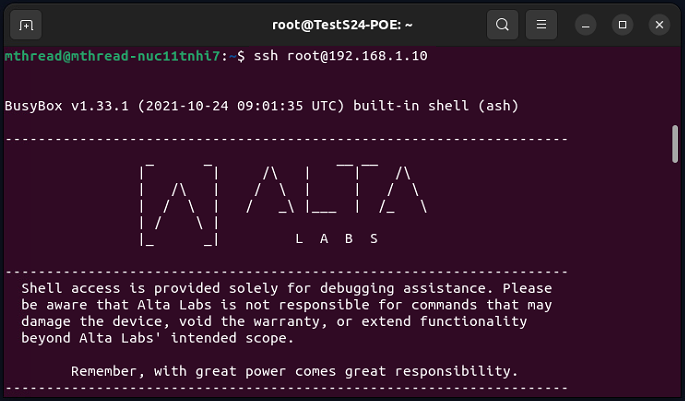 Quick Guide How To Configure Ssh On Your Alta Labs Access Point