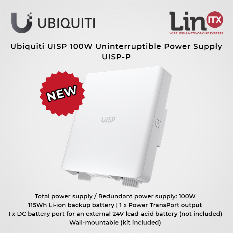 Ubiquiti UISP-P 100W Uninterruptible Power Supply System - Overview ...