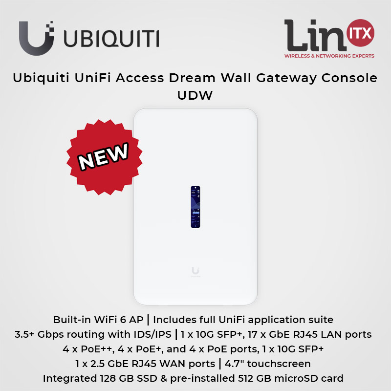 Ubiquiti UniFi Access UDW Dream Wall Gateway Console - Overview ...